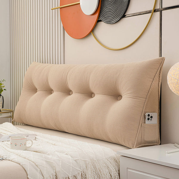 Waterproof Wedge Pillow - Large Daybed Pillow - Outdoor Wedge Pillow ...