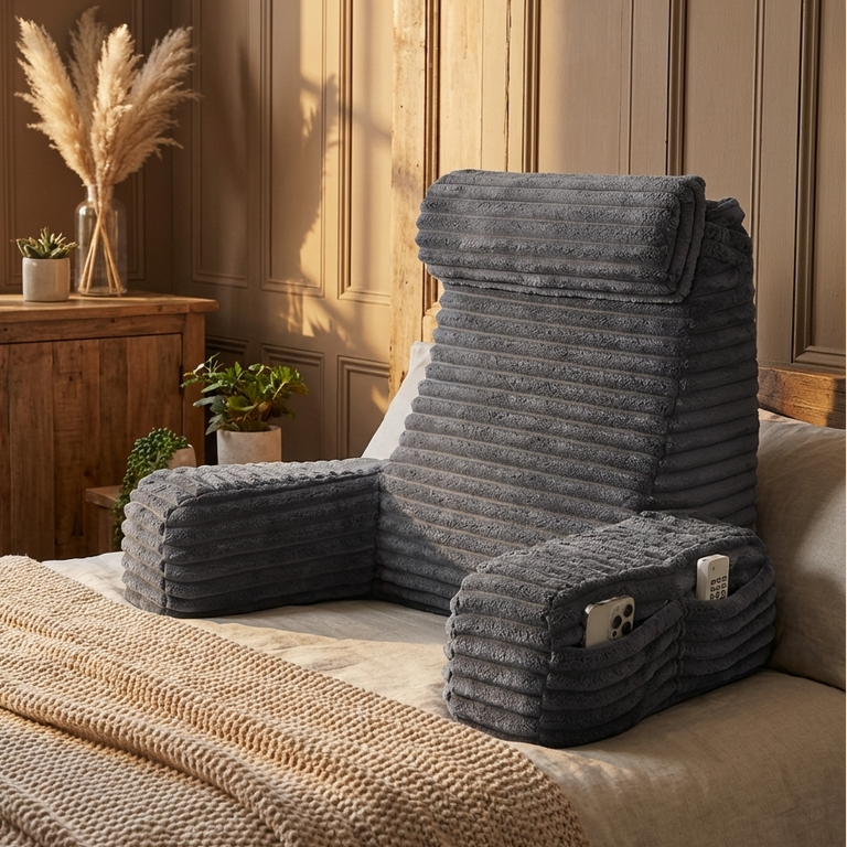 Backrest Pillow With Arms - Reading Cushion - Pillows With Arms ...