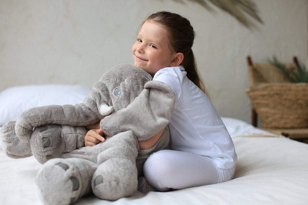 Baby Elephant Cuddle Pillow - Newborn Gift - Infant Gift - Unique Baby ...