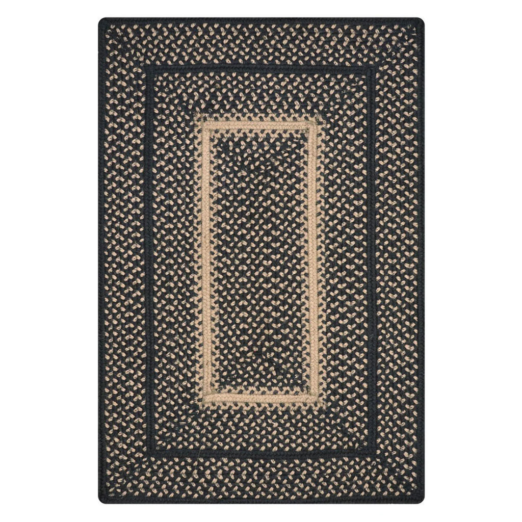 Black Natural Rug - Durable Area Rugs - Living Room Rug - Entryway ...