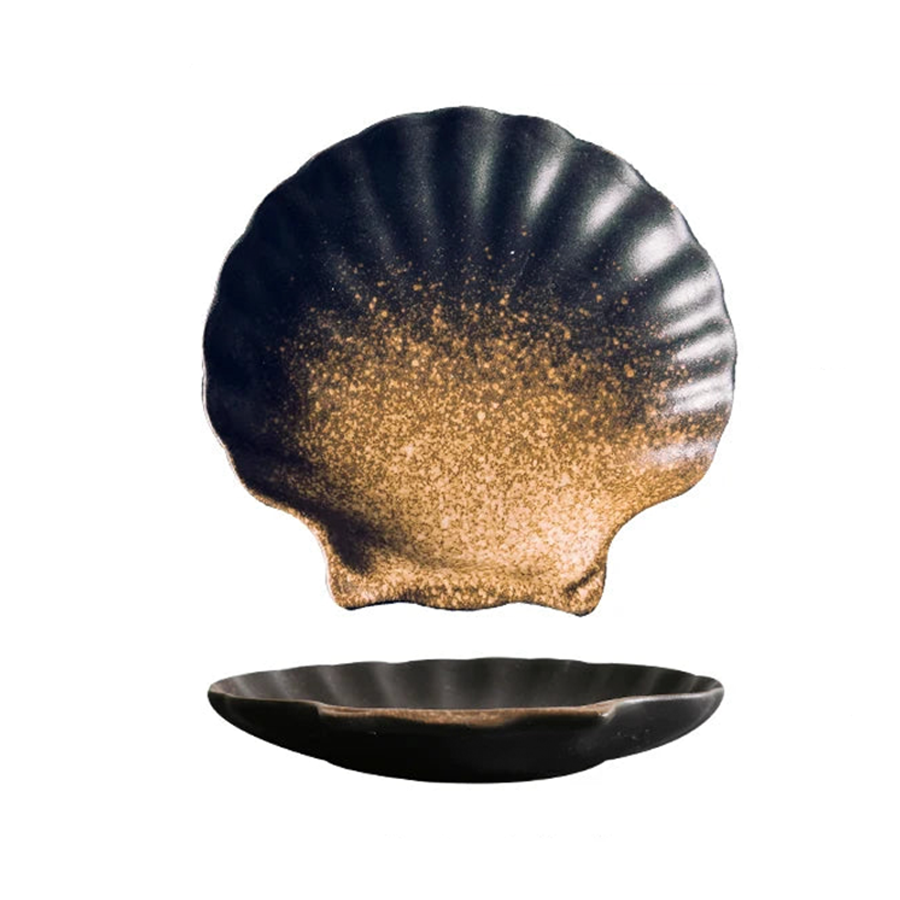 Rustic Seashell Plates - Shell Plates - Sushi Plates - Appetizer Plates ...