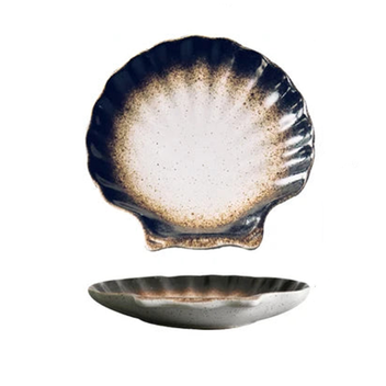 Rustic Seashell Plates - Shell Plates - Sushi Plates - Appetizer Plates ...